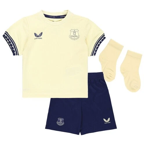 EVERTON CASTORE AWAY Baby Kit 2025-26 with Grealish 18 printing £45.00 ...