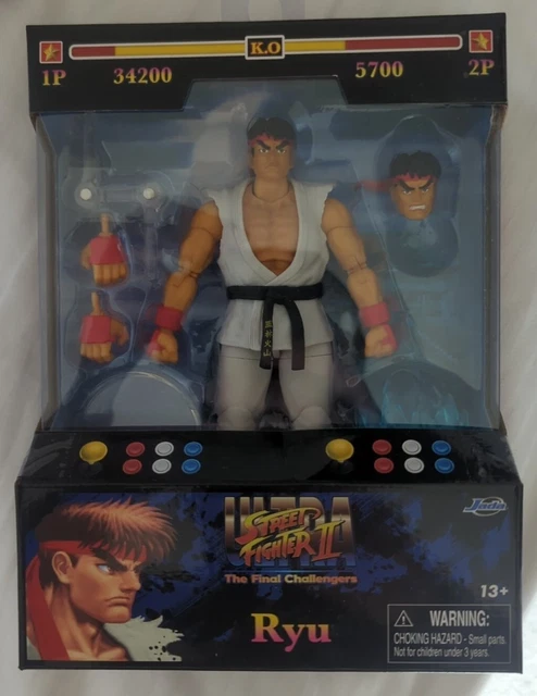 JADA TOYS ULTRA Street Fighter II Ryu The Final Challengers £30.00 - PicClick UK