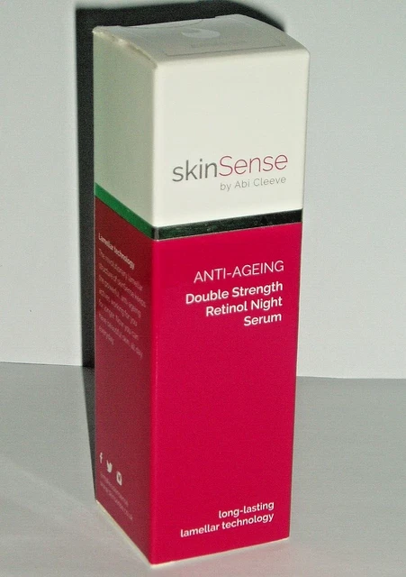 SKINSENSE ANTI-AGEINGDOUBLE STRENGTH RETINOL NIGHT SERUM 30ml BNIB £25. ...