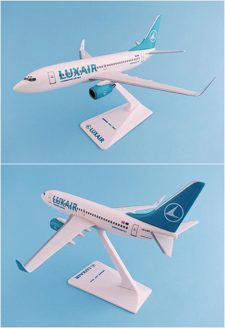 LUXAIR LUXEMBOURG AIRLINES Scale 1-200 model Boeing B737-700(WL ...