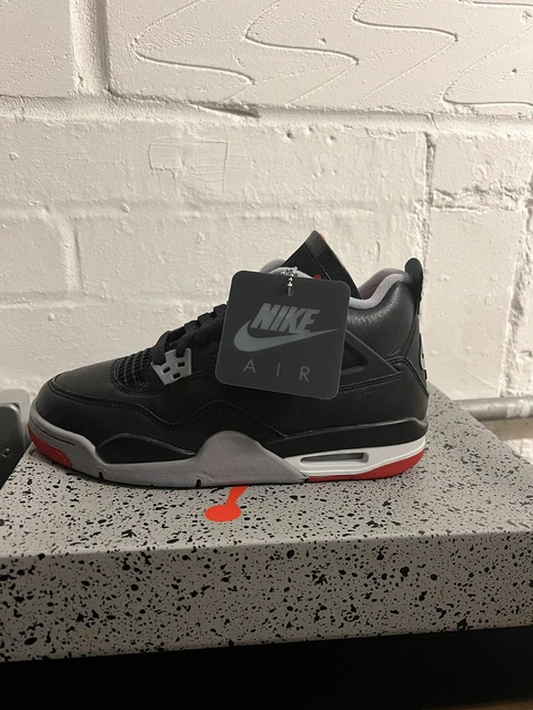 NIKE AIR JORDAN 4 Retro Bred Reimagined GS - UK5/US5.5Y NUOVE ...