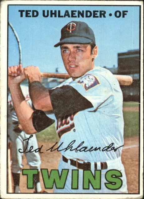 CARTE DE BASEBALL 1967 Topps Minnesota Twins #431 Ted Uhlaender - JUSTE ...