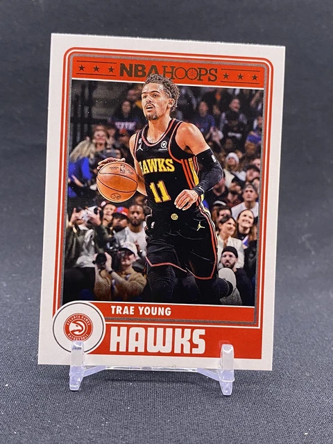 2023-24 PANINI NBA Hoops Trae Young #288 Hoops Tribute Atlanta Hawks EUR 0,92 - PicClick FR