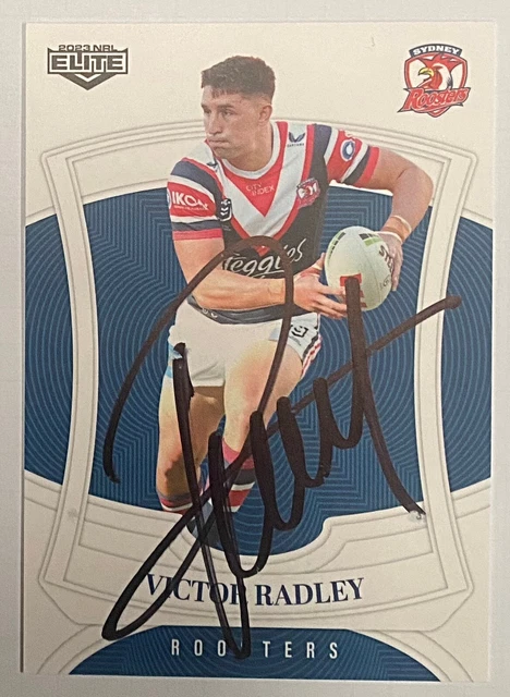 VICTOR RADLEY SYDNEY Roosters 2023 Elite Nrl Signed Card EUR 7,47 ...