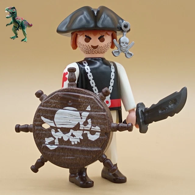 PLAYMOBIL FIGURINE PIRATE-BOUCANIER corsaire-marin équipage naufragé ...