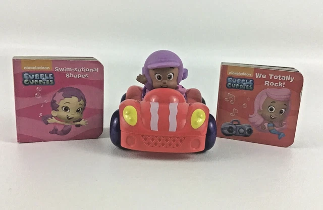 BUBBLE GUPPIES BOARD Books Molly Roll N Go Slider Figure Vehicle 4pc ...