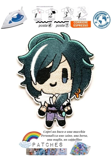 PATCH GENSHIN IMPACT Game toppa termoadesiva Kaeya Cryo iron spadaccino bufera EUR 3,99 ...