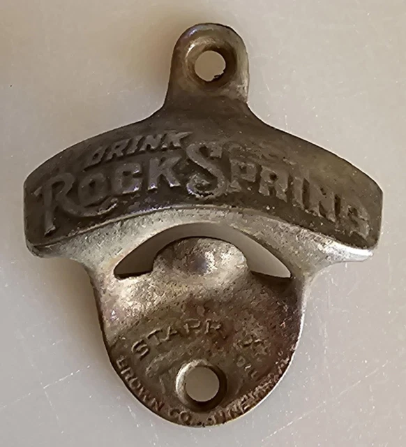 RARE VINTAGE STARR X Drink ROCK SPRING Wall Mount Soda Machine Bottle ...