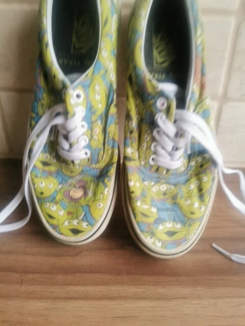 VANS DISNEY PIXAR Toy Story Alien Glow in the Dark Buzz Mens Size 7 ...