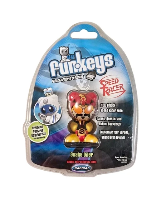 NEW RADICA UB Funkeys Speed Racer Snake Oiler Mattel Unlock a World of ...