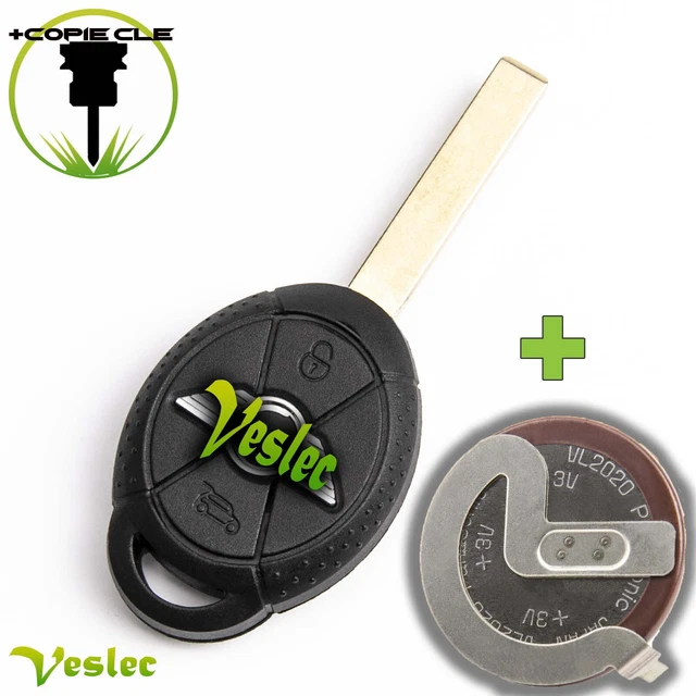 CLE POUR MINI Cooper R50 R53 S One D Clubman Cabrio + Vl2020 Batt ...