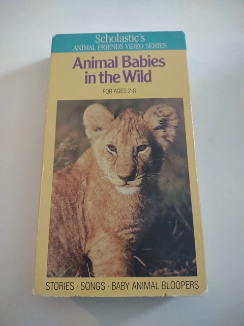 ANIMAL BABIES IN The Wild VHS - Scholastic - Stories, Songs,Bloopers £7 ...