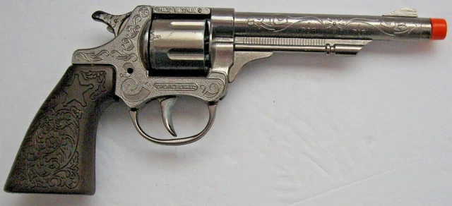 GONHER CAST METAL No 80 Toy Cap Gun Revolver Diecast C/Castalla 44 ...