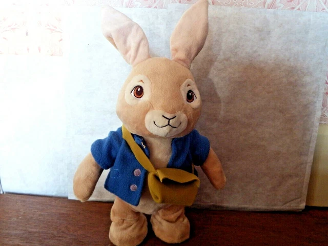 PETER RABBIT CBEEBIES Talking Hopping jumping bouncing soft plush ...