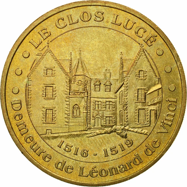 [#524846] FRANKREICH, TOKEN, Touristic token, 37/ Clos Lucé - Amboise ...