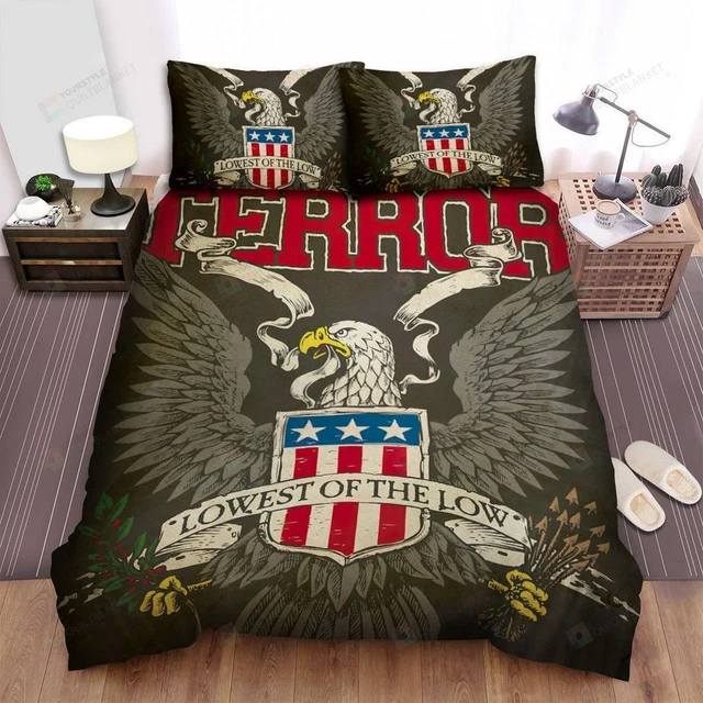 TERROR BAND ALBUM Lowest Of The Low Cover Quilt Duvet Cover Set Double ...