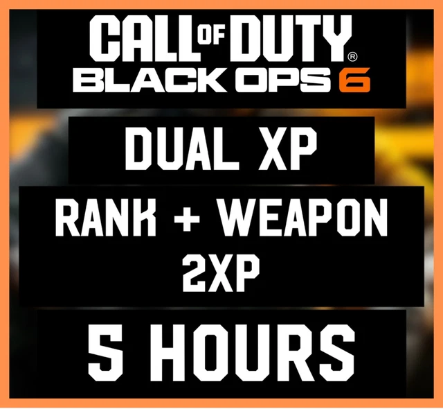 5 HOURS | Call of Duty Black Ops 6 Double XP + Weapon XP DUAL XP COD ...