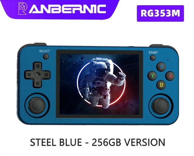 ANBERNIC RG353M RETRO Game Console Handheld (256Gb) + Case + Screen ...