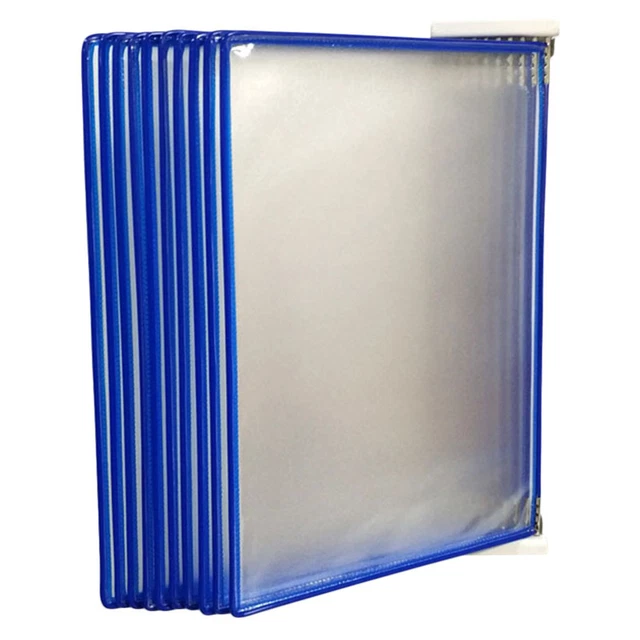 METAL FRAME WALL Mounted File Folder Office Folders Plastic Holder £39. ...
