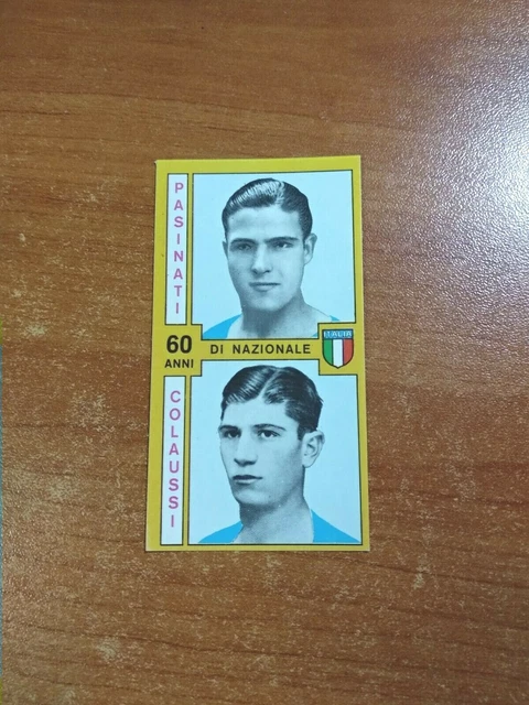 FIGURINA CALCIATORI PANINI 1969-70 NAZIONALE - PASINATI/COLAUSSI ...