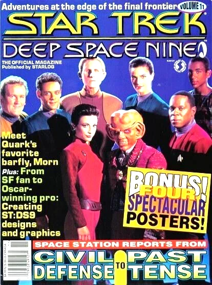 STAR TREK DEEP SPACE NINE Official Magazine #11 1995 Starlog Press Near ...