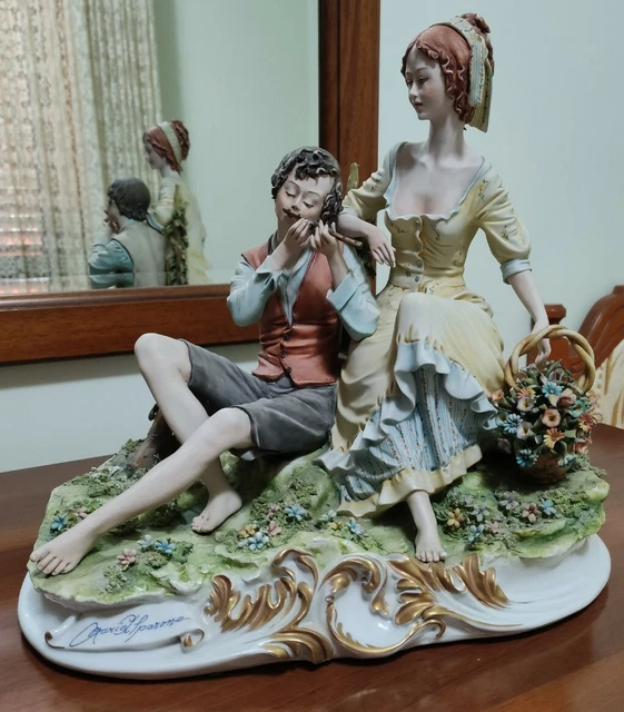 CAPODIMONTE PORCELAIN STATUE of master Mario Alparone, 60s. £414.60 ...