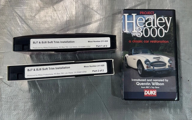 AUSTIN HEALEY RESTORATION - VHS Tapes, Set of three. £36.92 - PicClick UK