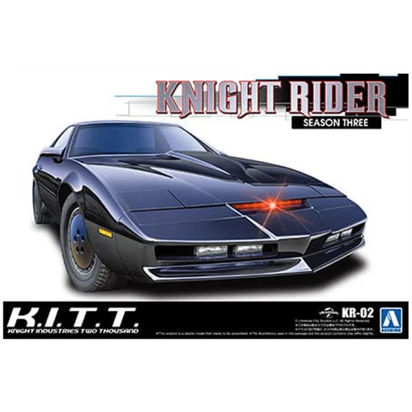 AOSHIMA 1:24 SCALE Knight Rider Knight 2000 K.I.T.T. Season III £38.37 ...