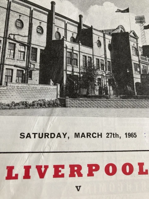 LIVERPOOL V CHELSEA 1965 FA Cup Semi- Final Programme. £3.84 - PicClick UK