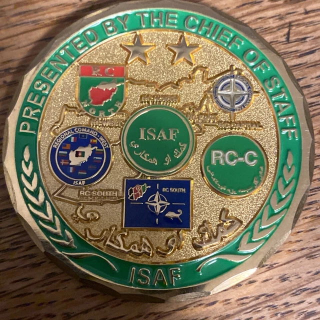 ORDEN EINSATZ COIN Bundeswehr ISAF Commanders Coin C108 EUR 29,99 ...