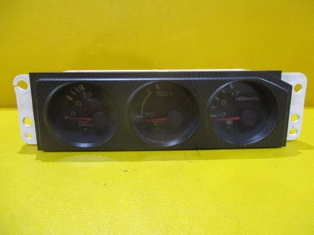 JDM NISSAN SKYLINE R33 ECR33 GTR Triple Gauge Meter GTR33 GTR GTR33 ...