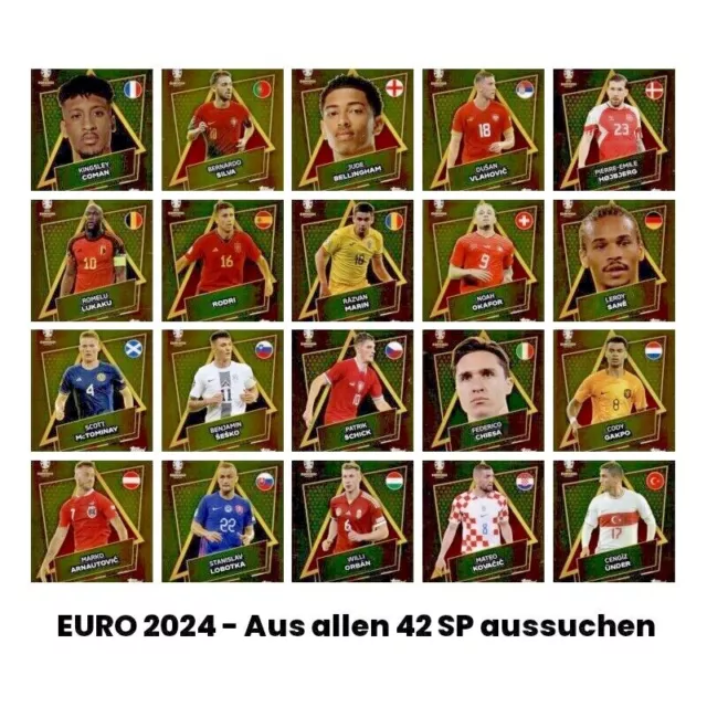 TOPPS UEFA EURO EM 2024 Sticker Star Player SP (mit & ohne Signature ...