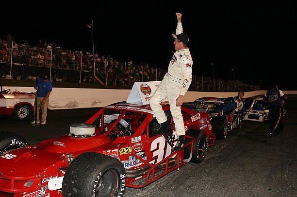 TED CHRISTOPHER & Modified Stock Car 2010 Nascar 1 Motor Racing Old ...