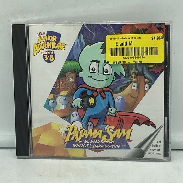 PAJAMA SAM IN "No Need To Hide When It's Dark Outside" - Used - FREE ...