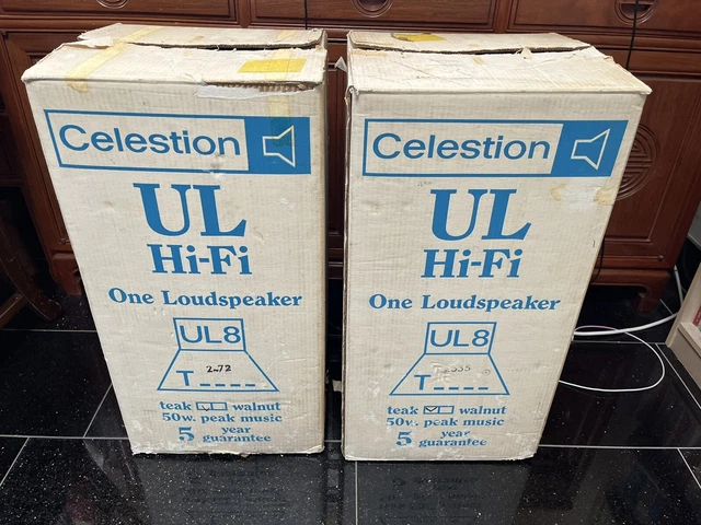 CELESTION UL8 SPEAKER Packaging Boxes. £19.00 - PicClick UK