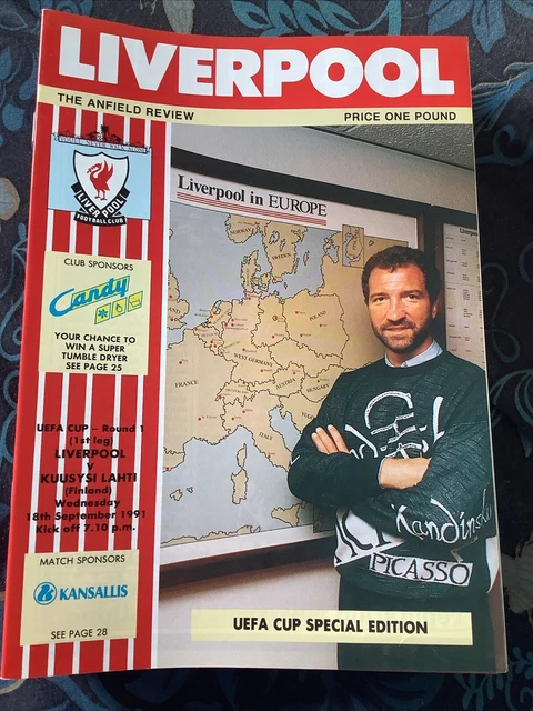 LIVERPOOL FC 1991-92 Home Programmes (x30) Full Set £22.00 - PicClick UK