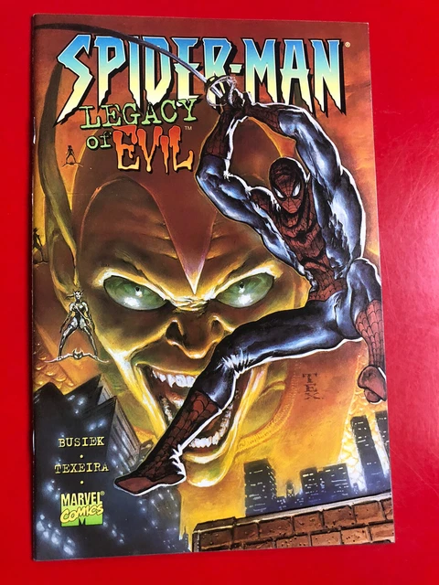 MARVEL COMICS - SPIDER-MAN: LEGACY OF EVIL 1 GREEN GOBLIN TEXEIRA (1996 ...