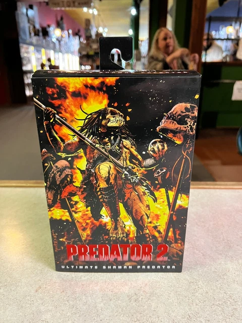 NECA 2022 AVP Predator 2 Aliens ULTIMATE SHAMAN PREDATOR 7" Action ...
