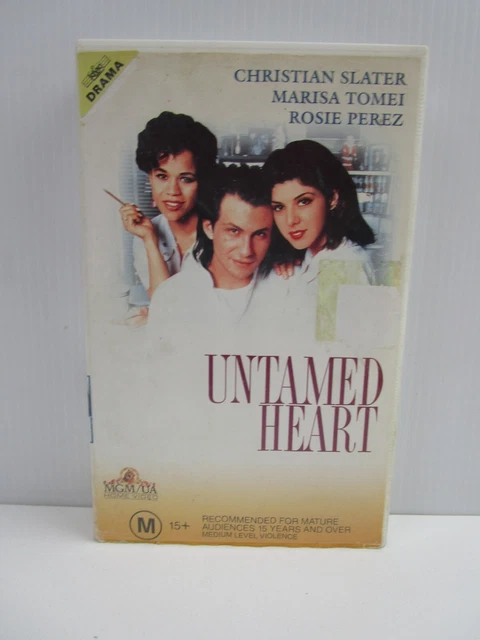 UNTAMED HEART, CHRISTIAN Slater, VHS Tape, Vintage Video, Movie, M ...