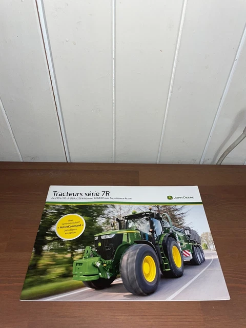 BROCHURE PROSPEKT PROSPECTUS TRACTEUR JOHN DEERE 7R tractor-traktor-fendt-someca EUR 4,99 ...