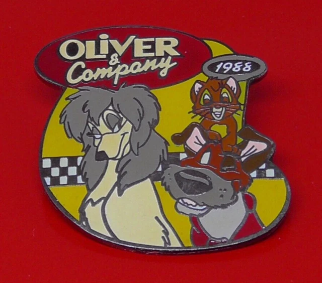DISNEY COUNTDOWN TO The Millennium Oliver & Company Enamel Pin Badge ...