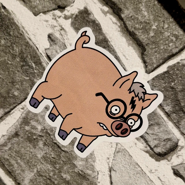 HARRY PLOPPER SIMPSONS Sticker Weatherproof Vinyl Skateboard Laptop Car ...