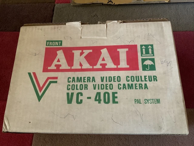 AKAI VC-40 COLOR Video VHS Camera - UK PAL - Boxed £29.99 - PicClick UK