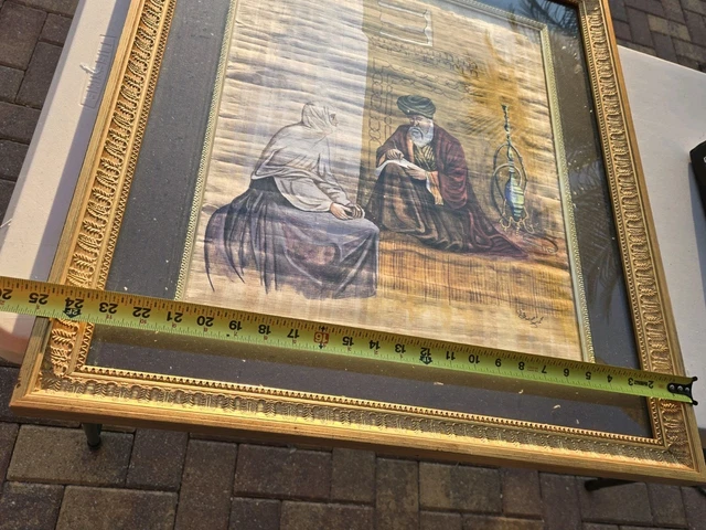 MOROCCAN MOORISH MIDDLE Eastern Orientalist OOAK Painting Signed Matted ...