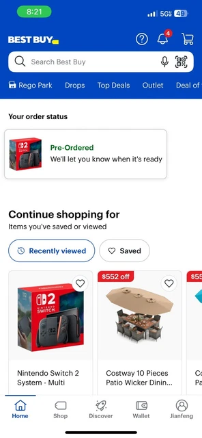 NINTENDO SWITCH 2 Console - ORDER CONFIRMED - PREORDER $957.45 ...