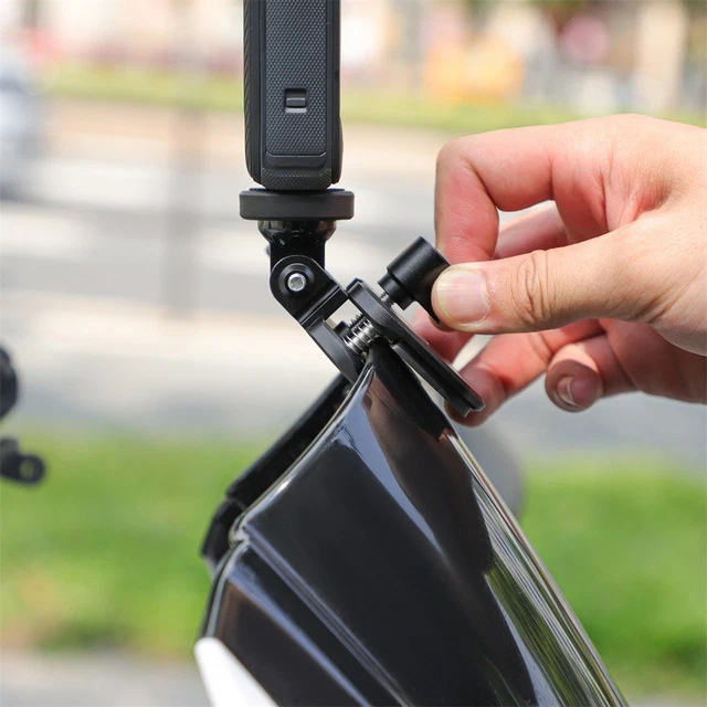 ALUMINUM MOTORCYCLE CAMERA Mount Clip Holder for DJI Action/Pocket ...