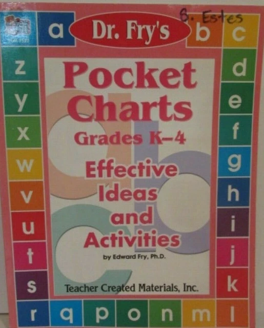 DR. FRY'S POCKET Charts Effective Ideas and Activities Grades K-4 $3.99 ...