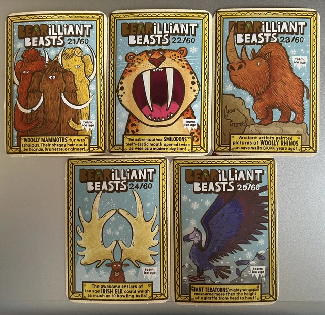 BEAR YOYO BEARILLIANT Brilliant Beasts (Animals) - 5 New Cards Elk ...