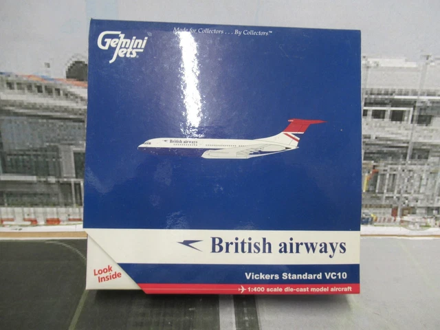 GEMINI JETS 1/400 Diecast Model Airliner British Airways Negus Vickers Vc10 £12.99 - PicClick UK