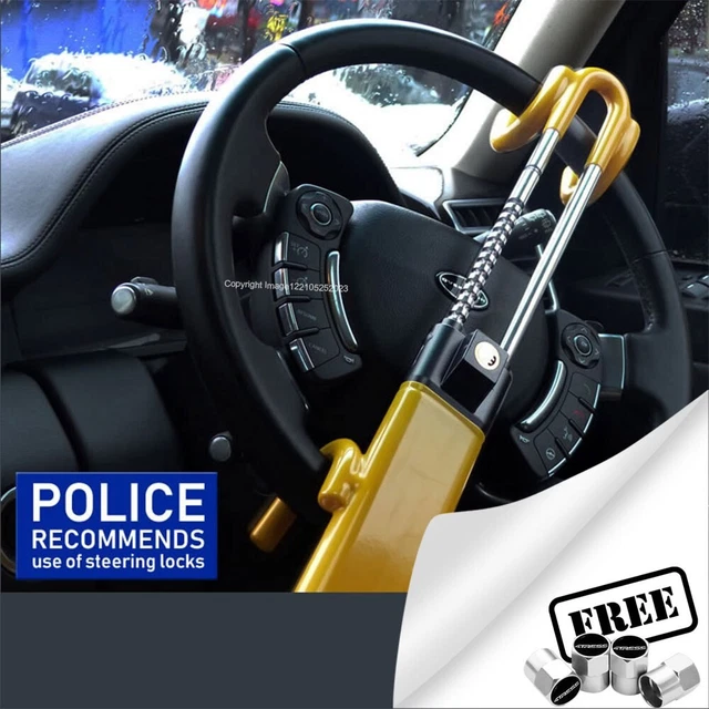 CAR STEERING WHEEL Lock Twin Bar For Range Rover Yellow Anti Theft ...
